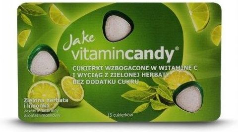 Cukierki bez cukru limonka 18g Jake VitaminCandy - Ceny i opinie - Ceneo.pl