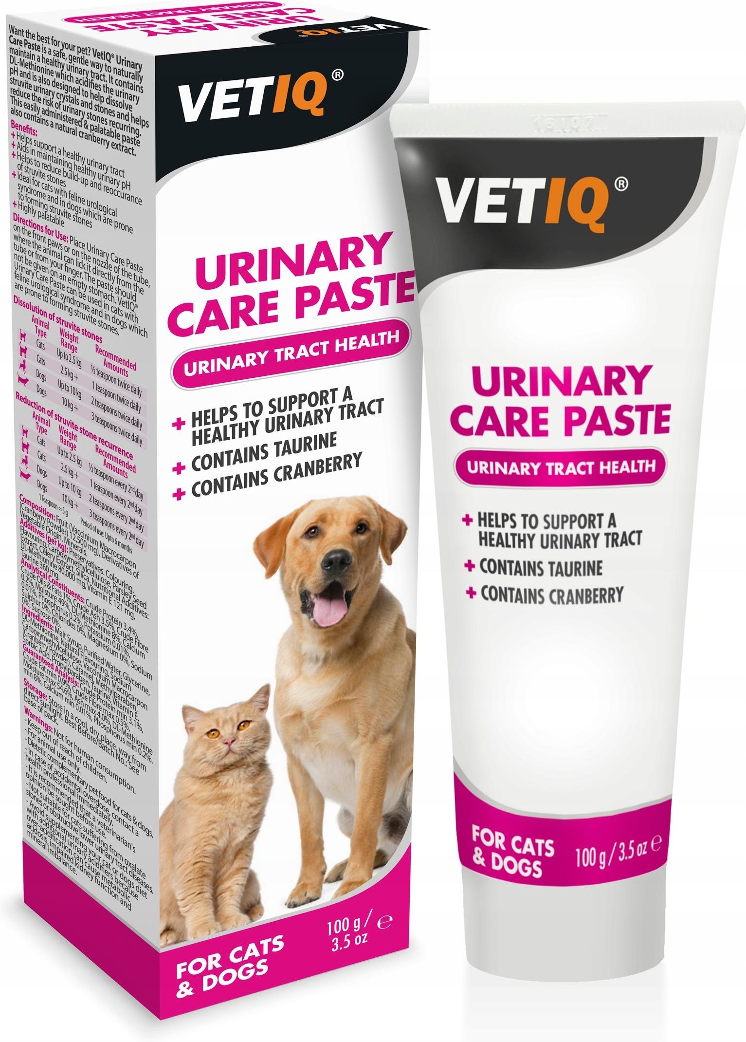 Vetiq Urinary Care Pasta 100g - Ceny i opinie - Ceneo.pl