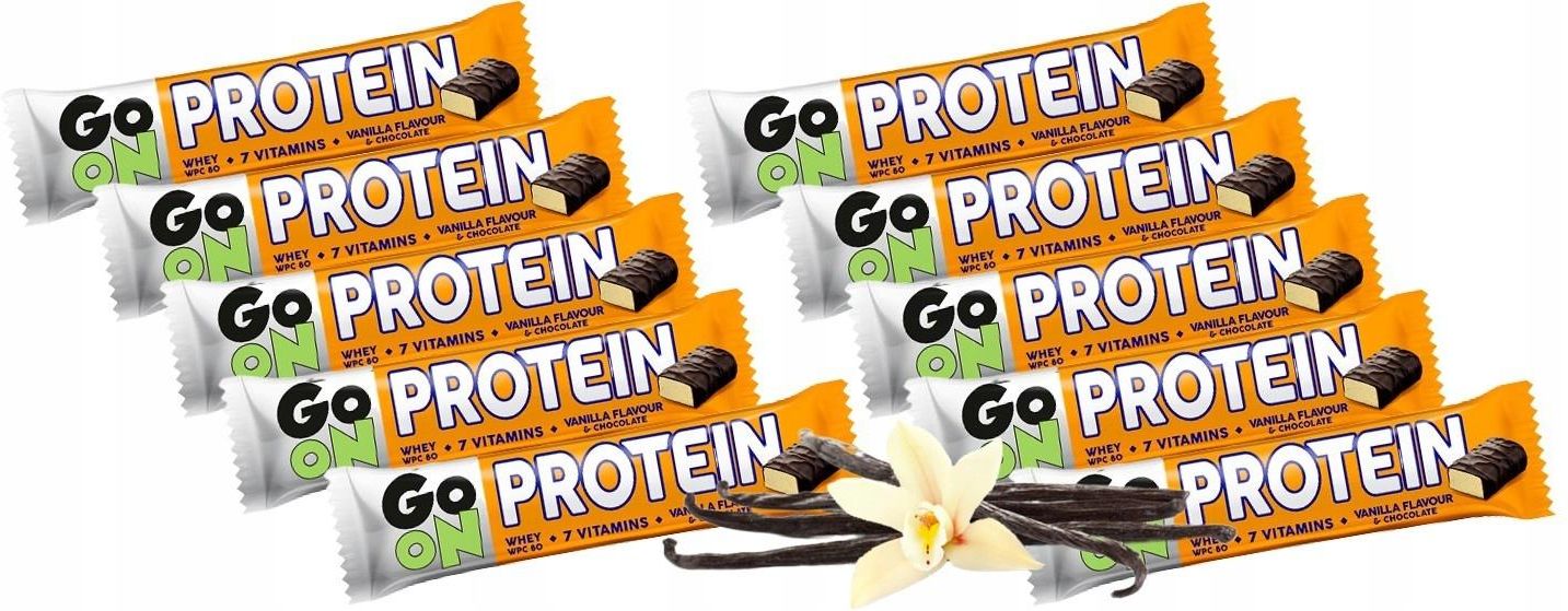 Go On Protein 500g 10x50g Baton Białkowy Proteinow - Ceny i opinie ...