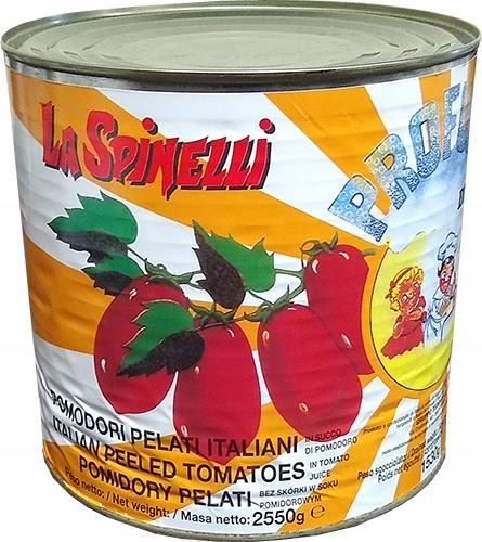 Włoskie Pomidory Pelati bez skórki 2,55kg - Ceny i opinie - Ceneo.pl