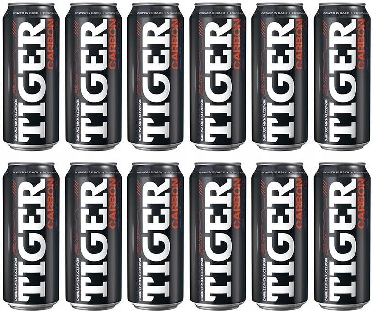 Tiger Carbon napój energetyczny. 500ml x 12 szt. - Ceny i opinie - Ceneo.pl
