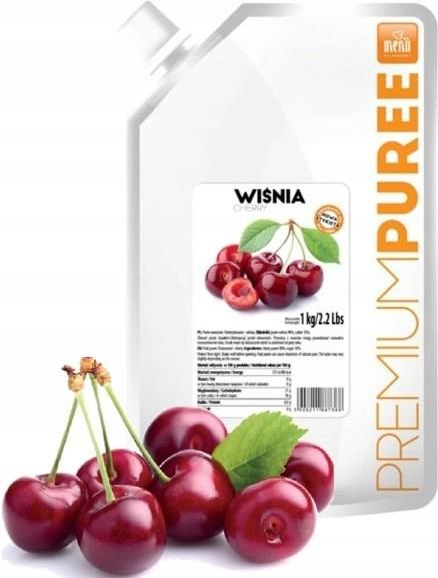Premium Puree Mus 90% Pulpa Z Wiśni Cherry 1kg Bio - Ceny i opinie ...