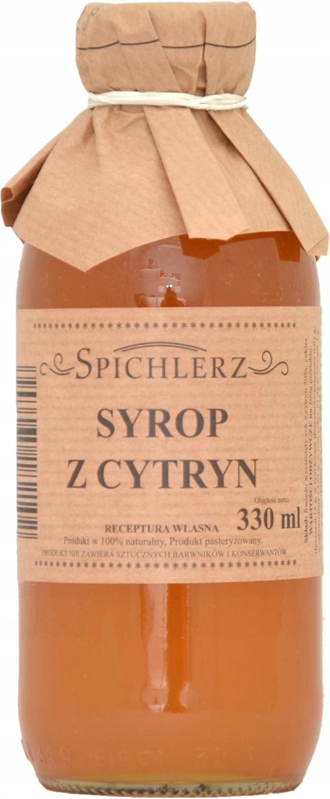 Syrop cytrynowy - Spichlerz- 330 ml - Ceny i opinie - Ceneo.pl