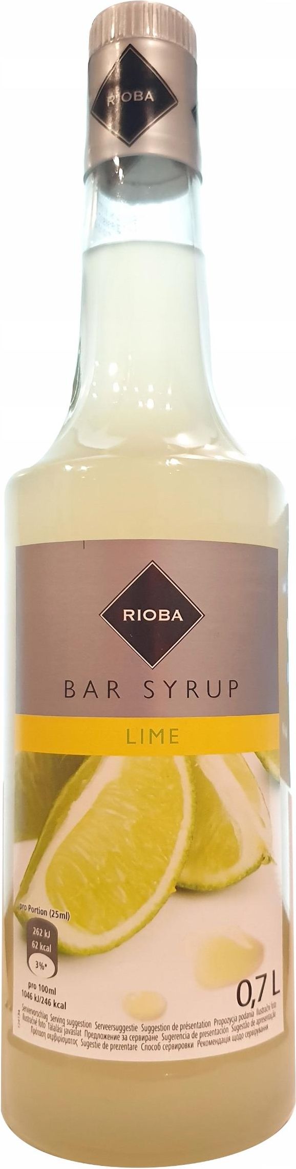 Syrop barmański Rioba do drinków Limonka 0,7 l - Ceny i opinie - Ceneo.pl