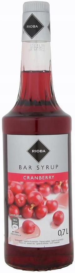 Syrop barmański Rioba do drinków Żurawina 0,7 l - Ceny i opinie - Ceneo.pl