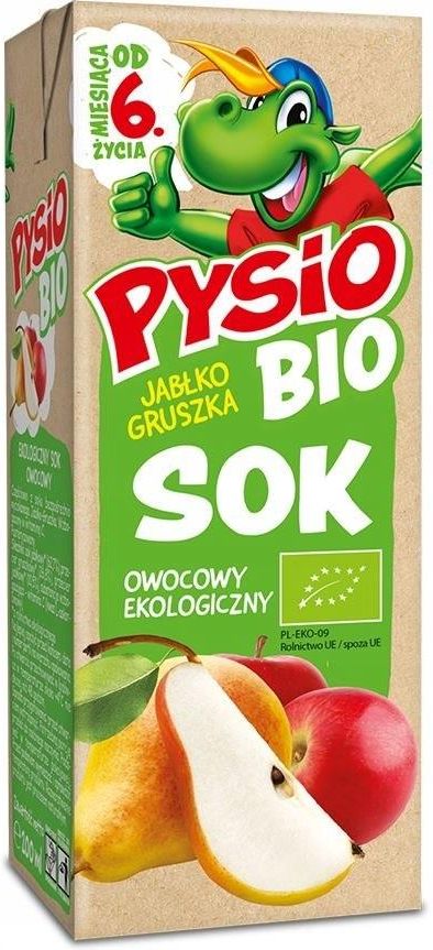 Sok Jabłko-gruszka Pysio Bio, 200ML - Ceny i opinie - Ceneo.pl