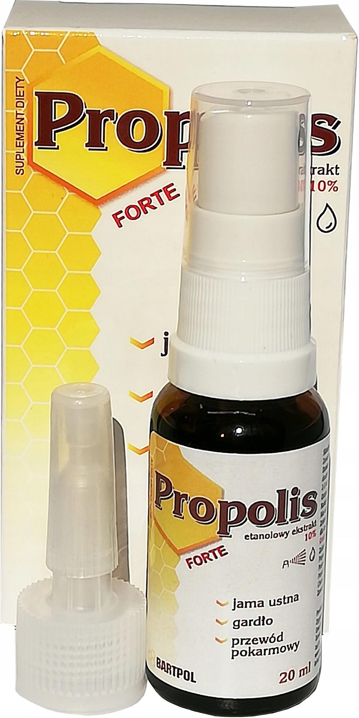 Propolis Forte ekstrakt Bartpol 10% 20ml - Ceny i opinie - Ceneo.pl