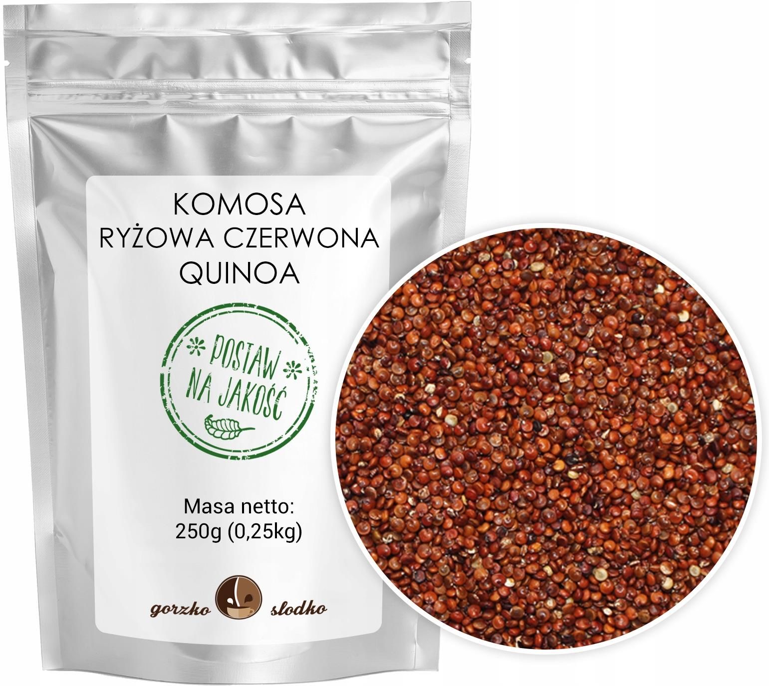 Komosa Ryżowa Czerwona naturalna 250g - Ceny i opinie - Ceneo.pl