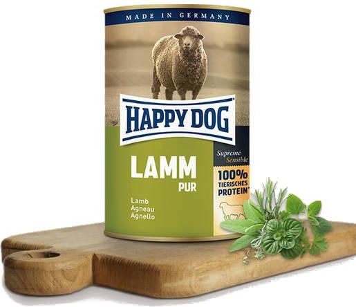 Karma Happy Dog Pur 100%Mięsa Jagnięcina Puszka Psa 400G - Ceny i ...