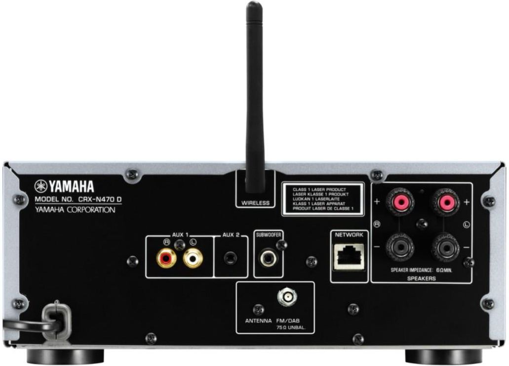 Yamaha CRX-N470D Srebrny + Indiana Line Nota 240 X Jasny Orzech ...