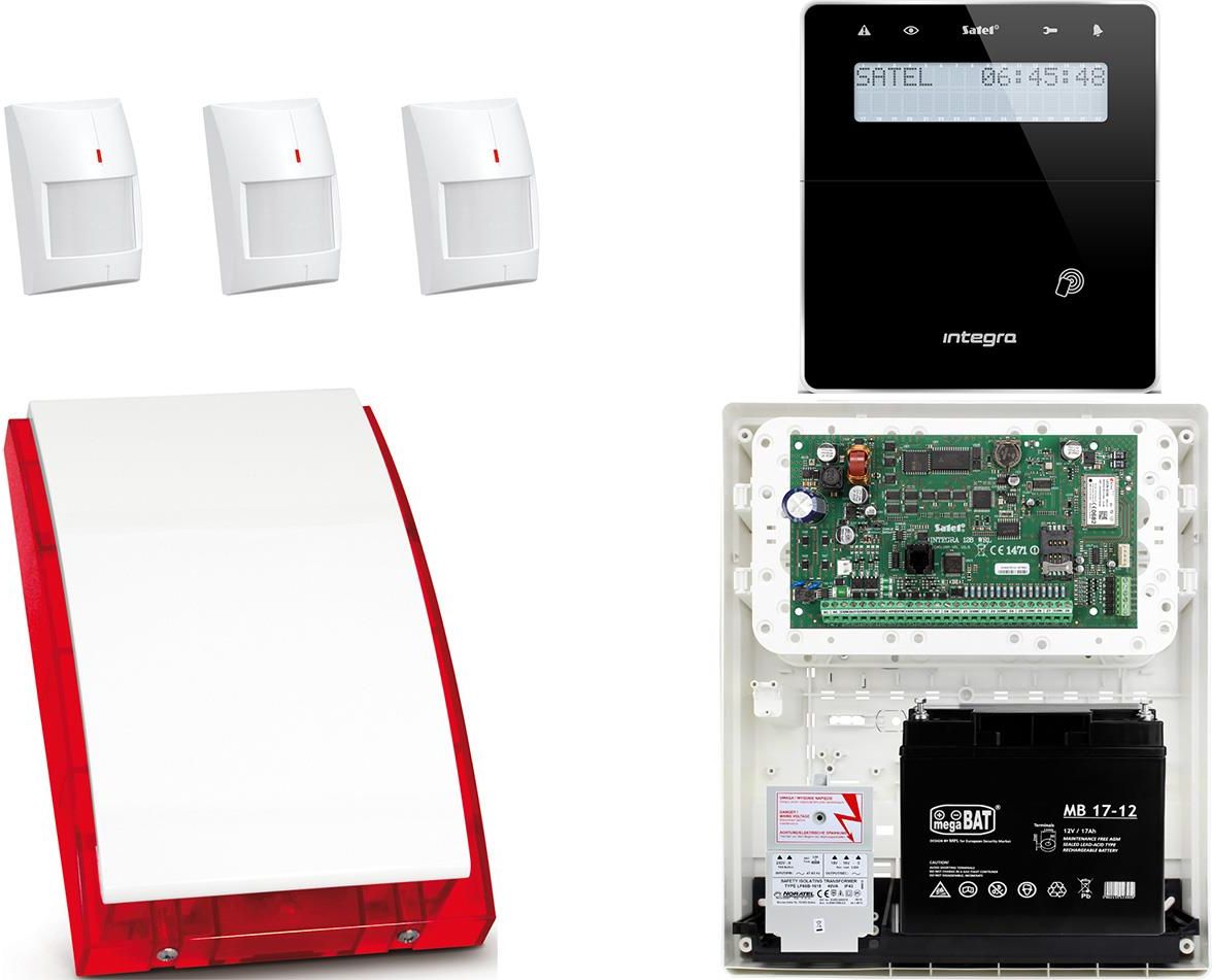 Satel Integra: Płyta Główna Integra 128-Wrl + Manipulator Bezprzewodowy ...