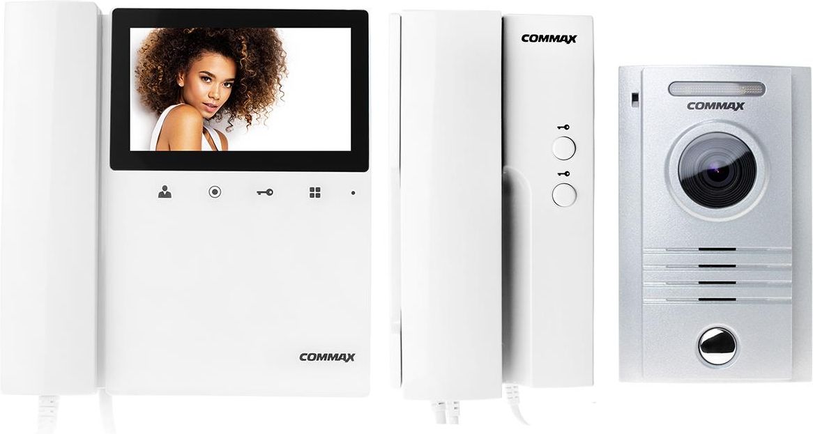 Videofon Commax Wideodomofon Drc40Kpt + Cdv43K + Dp4Vhp - Opinie i ceny ...