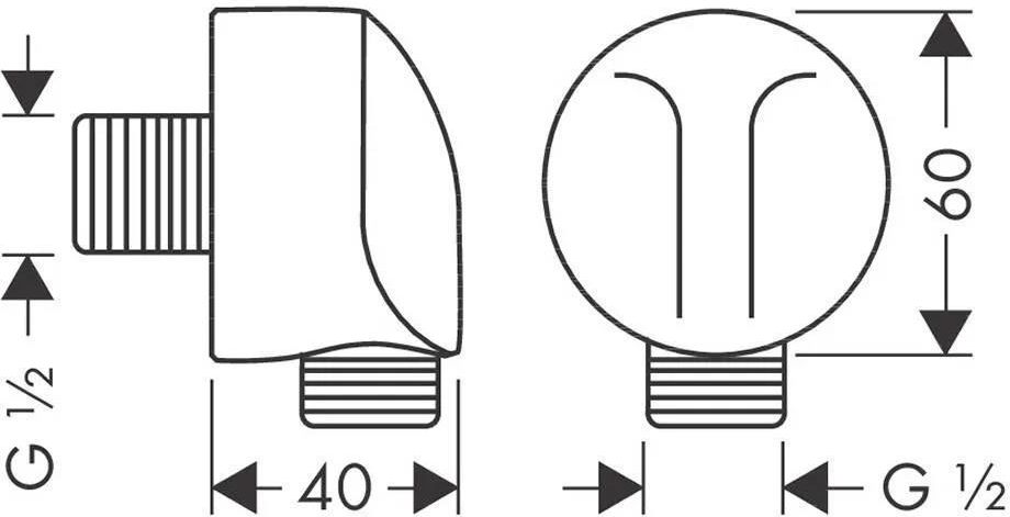 Hansgrohe Fixfit Przyłącze Węża Biały Matowy (27454700) - opinie i ceny ...