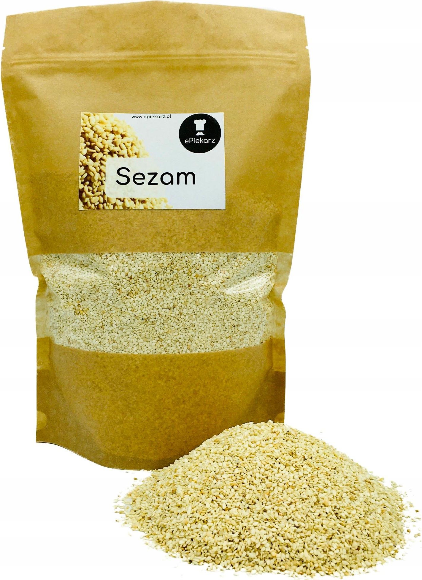 Sezam Biały Łuskany Naturalny Ziarno 1kg - Ceny i opinie - Ceneo.pl