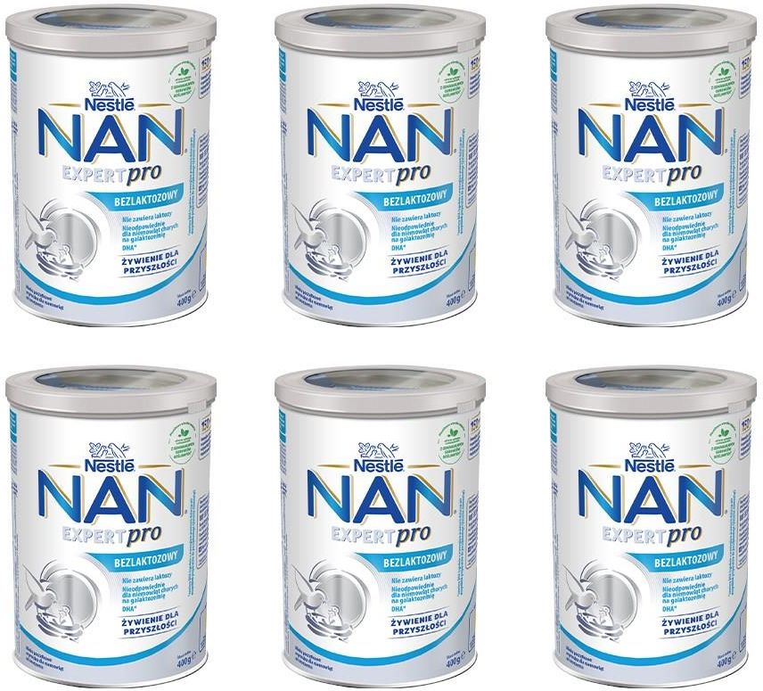 NESTLE NAN Expert Pro Bezlaktozowy Mleko początkowe dla niemowląt od ...