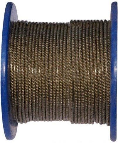 Dq-Pp Lina Linka Stalowa Mosiądzowana Pcv 3/4Mm 6X7 200M - Opinie i ceny na Ceneo.pl