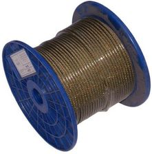 Dq-Pp Lina Linka Stalowa Mosiądzowana Pcv 3/4Mm 6X7 200M - Opinie i ceny na Ceneo.pl