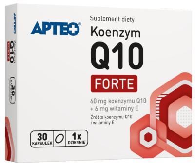 Apteo Koenzym Q10 Forte 30 kaps - Opinie i ceny na Ceneo.pl