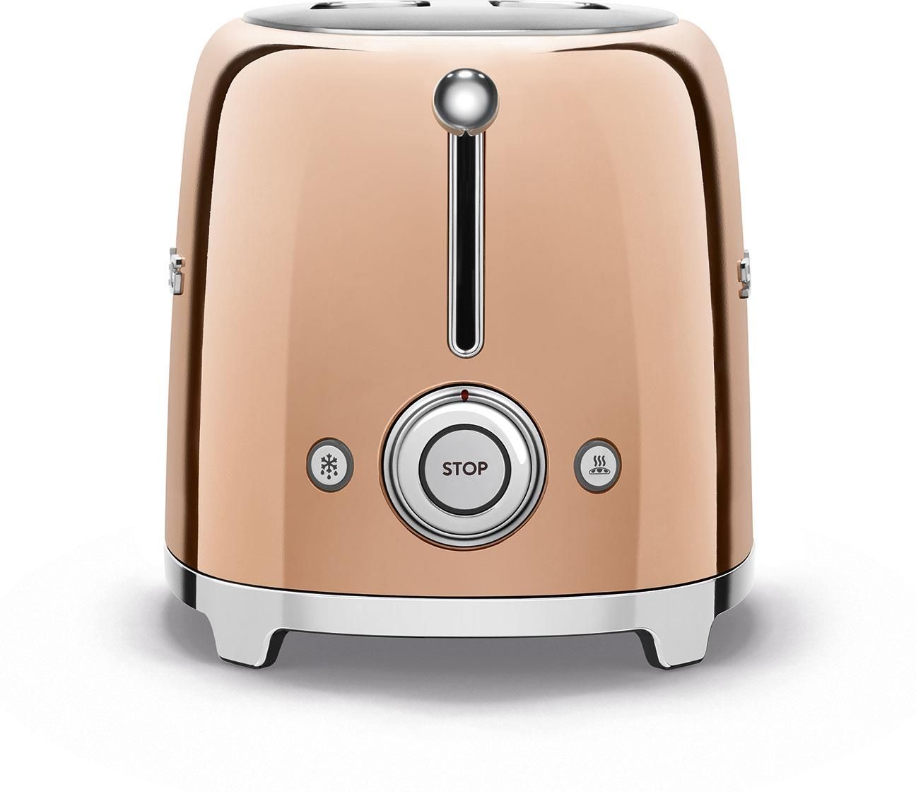 Toster SMEG TSF01RGEU Różowe złoto - Opinie i ceny na Ceneo.pl