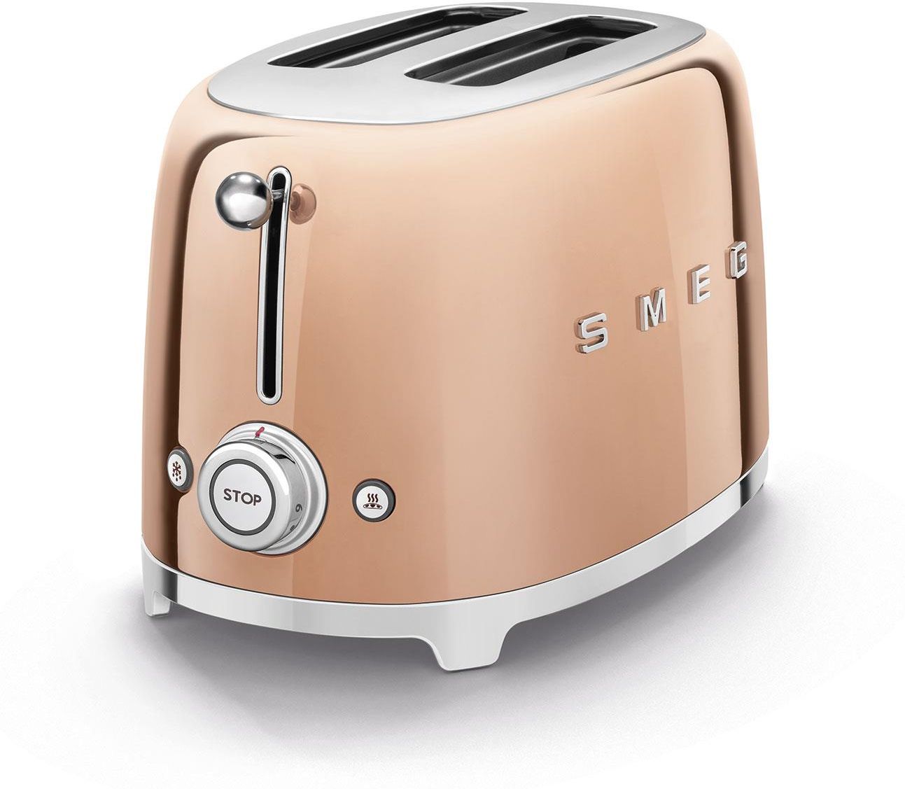 Toster SMEG TSF01RGEU Różowe złoto - Opinie i ceny na Ceneo.pl