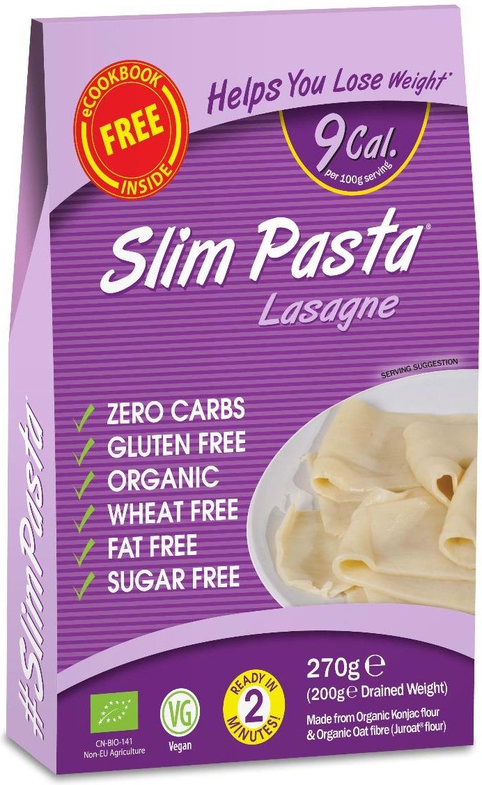 Slim Pasta Bio makaron Slim Pasta Lasagne 270 g - Ceny i opinie - Ceneo.pl