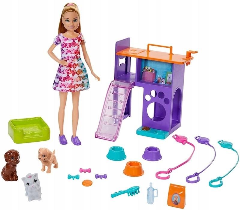 Lalka Barbie Lalka Stacie ze stanowiskiem opieki GFF48 - Ceny i opinie ...