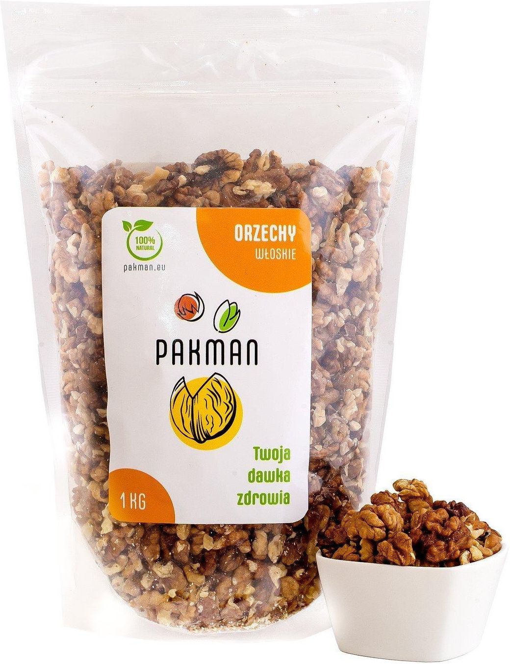 Pakman Orzechy Włoskie Łuskane 1Kg - Ceny i opinie - Ceneo.pl