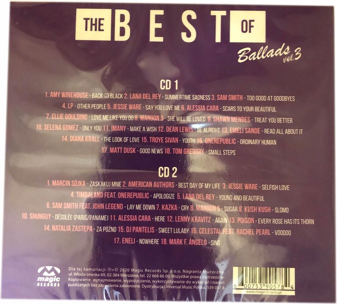 Płyta kompaktowa Various - The Best Of Ballads Vol. 3 - Ceny i opinie ...