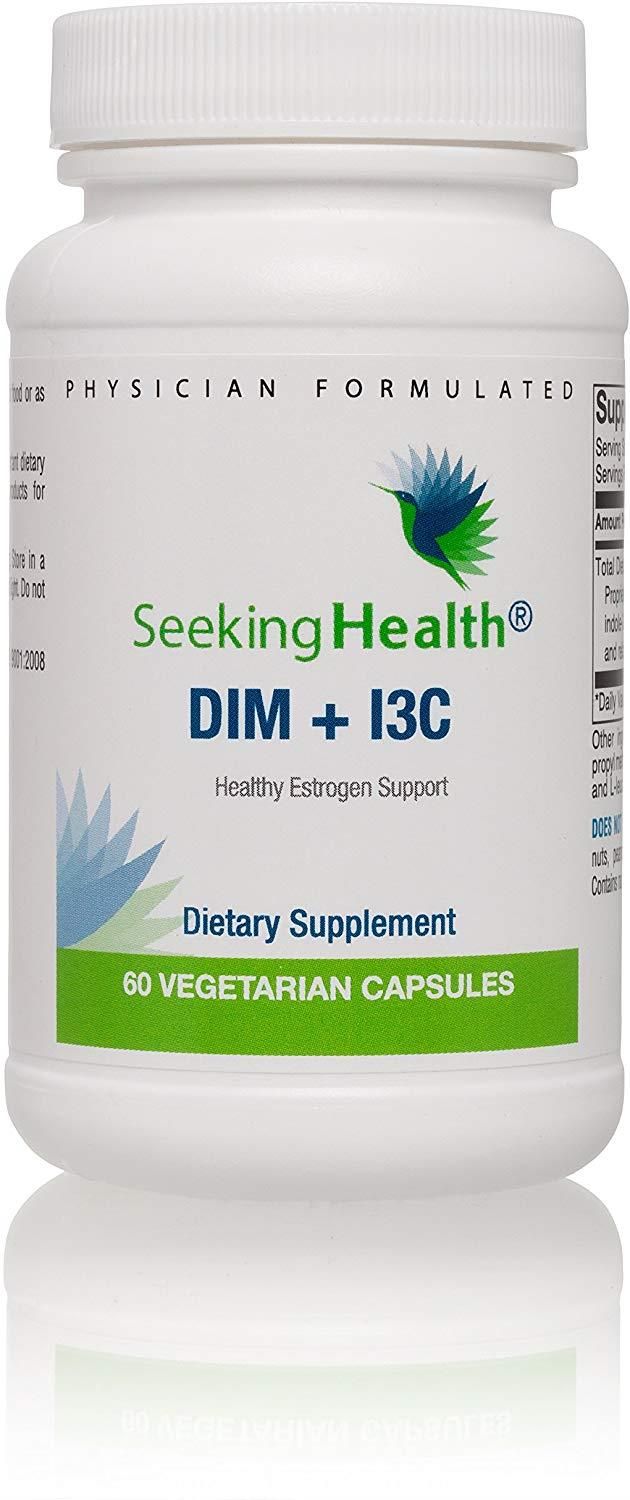 Preparat medycyny naturalnej Seeking Health Dim + I3C Zdrowie Komórkowe ...
