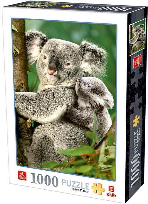 Deico Puzzle 1000El. Misie koala - Ceny i opinie - Ceneo.pl