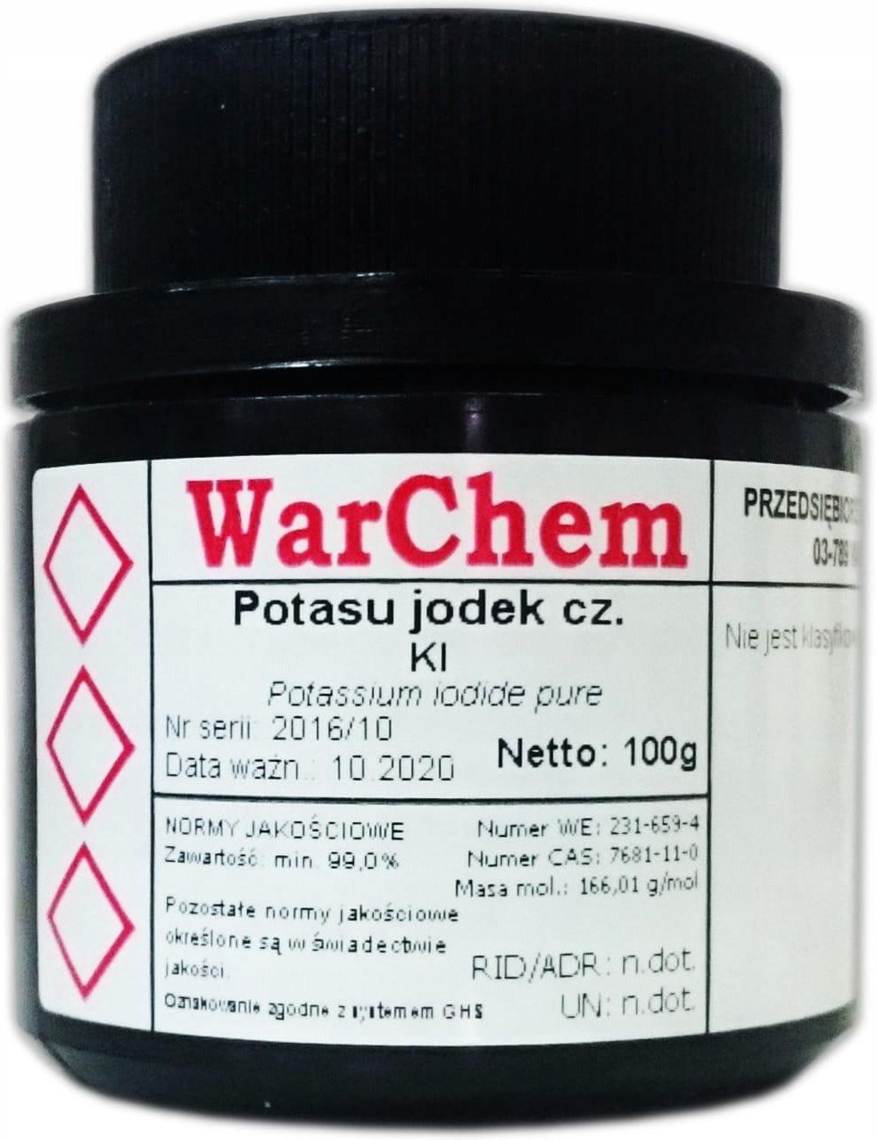 Warchem Jodek Potasu 100G [51596] - ceny i opinie - Ceneo.pl