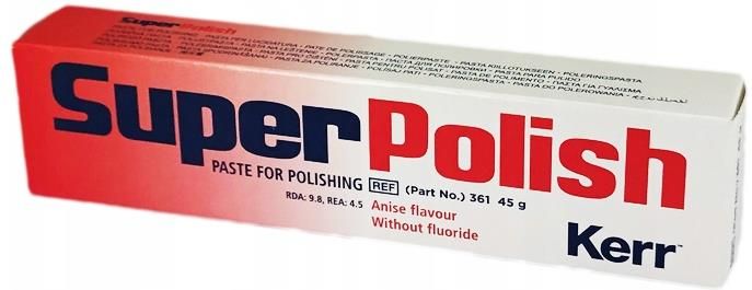 Drobne akcesoria medyczne Super Polish 45G Pasta Do Polerowania Zębów ...