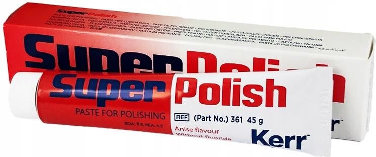 Drobne akcesoria medyczne Super Polish 45G Pasta Do Polerowania Zębów ...