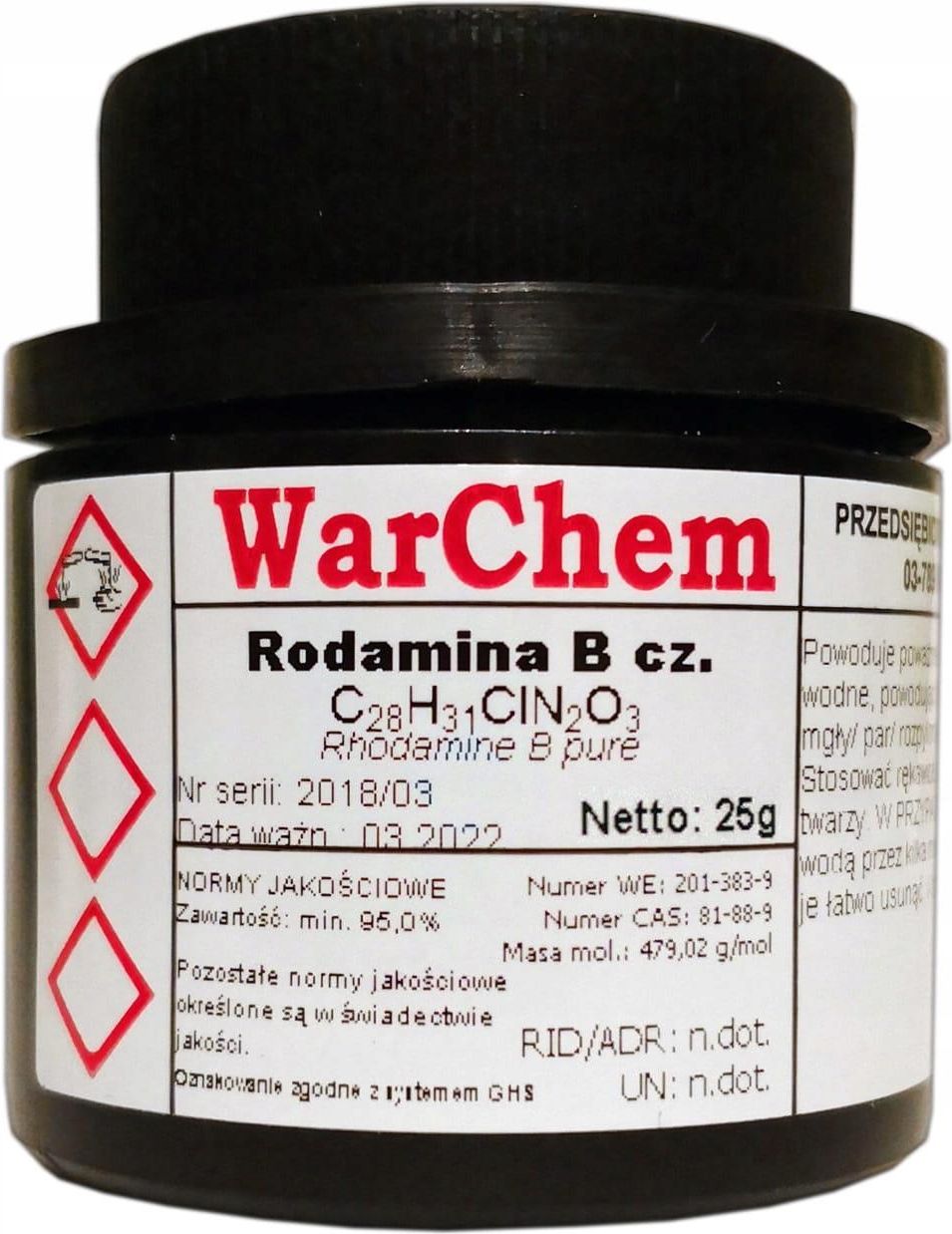 Warchem Rodamina B 25G [53124] - ceny i opinie - Ceneo.pl