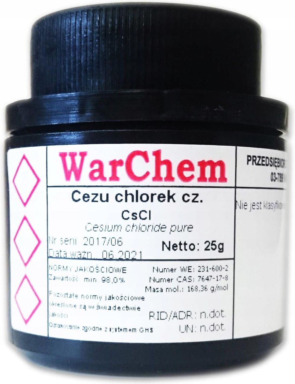 Warchem Chlorek Cezu Czysty 25G - ceny i opinie - Ceneo.pl Warchem Chlorek Cezu Czysty 25G - ceny i opinie - Ceneo.pl