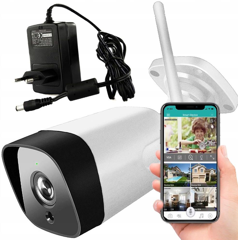 Kamera przemysłowa Kamera Zewnętrzna Ip Wifi Hd 2Mpx 1080P Ip66 Ir 30 ...