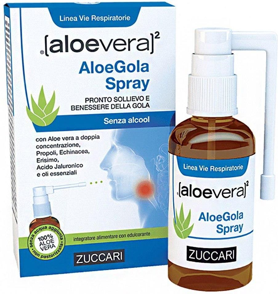 Zuccari Aloe Vera Spray Gola 30Ml - Opinie i ceny na Ceneo.pl