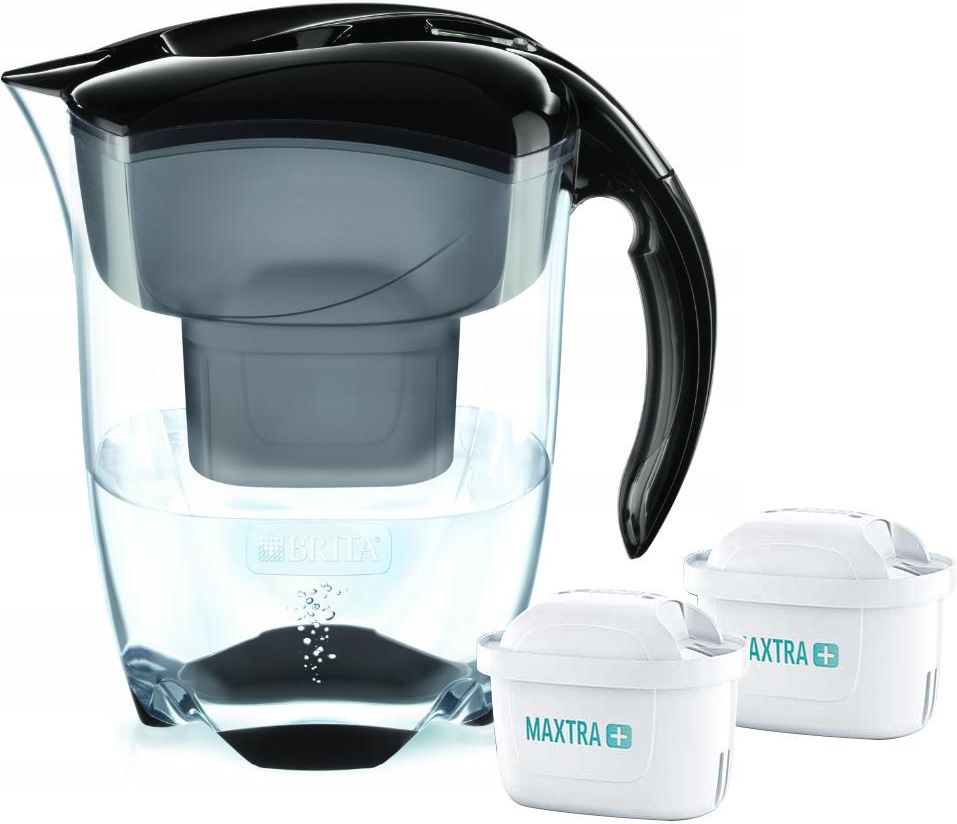 Dzbanek filtrujący Brita Elemaris Xl Czarny + 2 filtry Maxtra Plus ...
