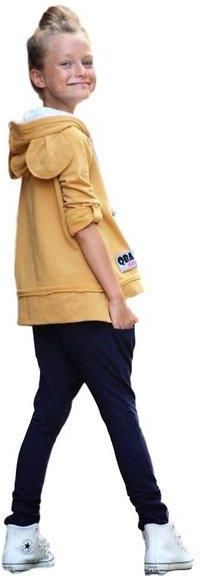 Qba Kids Bluza z kapturem musztardowa z uszami dla Dziewczynki - Ceny i ...