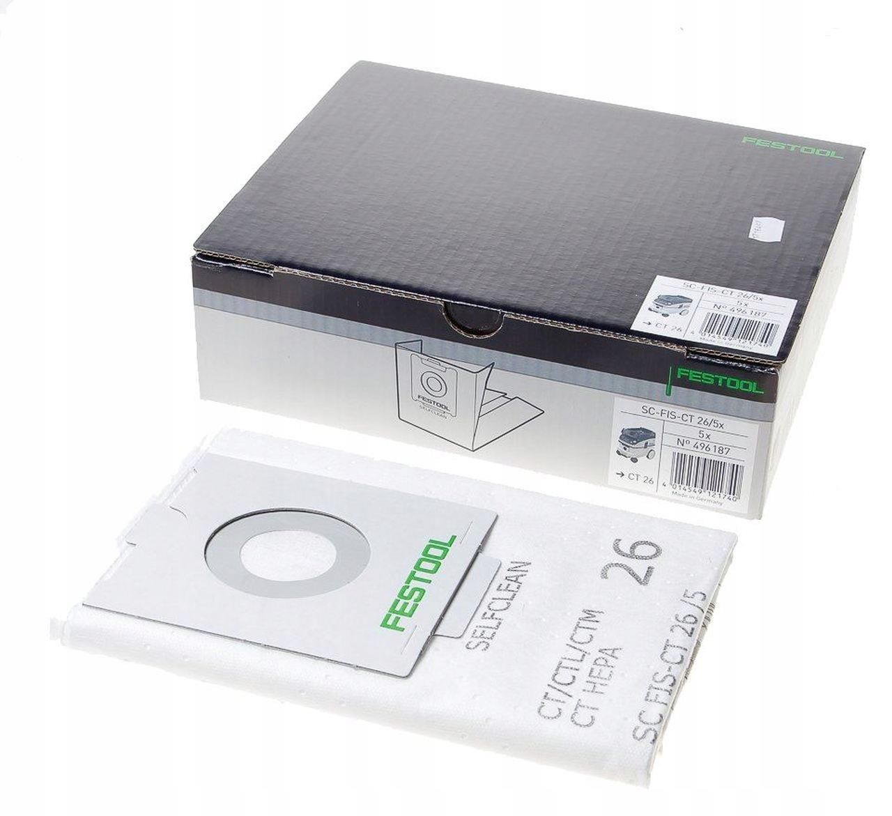 Akcesoria do utrzymania czystości Festool Worek filtrujący SELFCLEAN SC ...