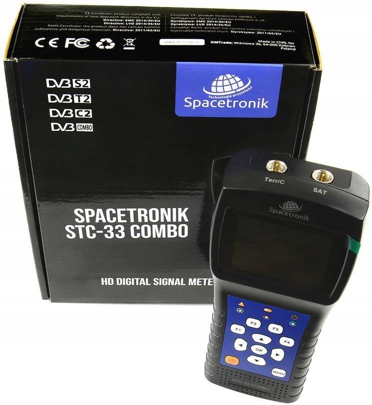 Miernik sygnału sat. Spacetronik STC-33 Combo - Opinie i ceny na Ceneo.pl