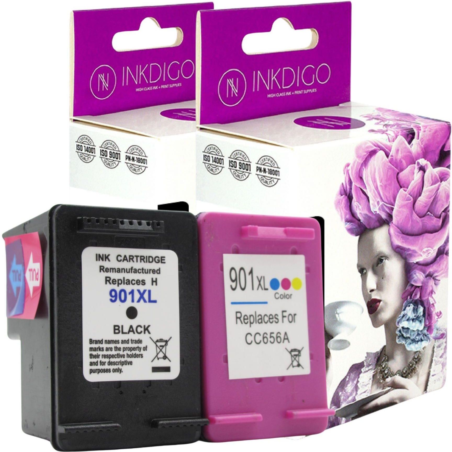 Tusz INKDIGO TUSZE INK XL 901 DO HP OFFICEJET J4585 J4580 J4600 do ...