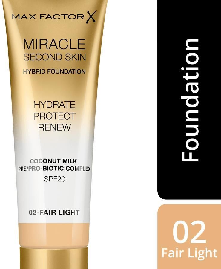 Max Factor Miracle Second Skin Hybrid Foundation Podkład Nawilżający Z ...