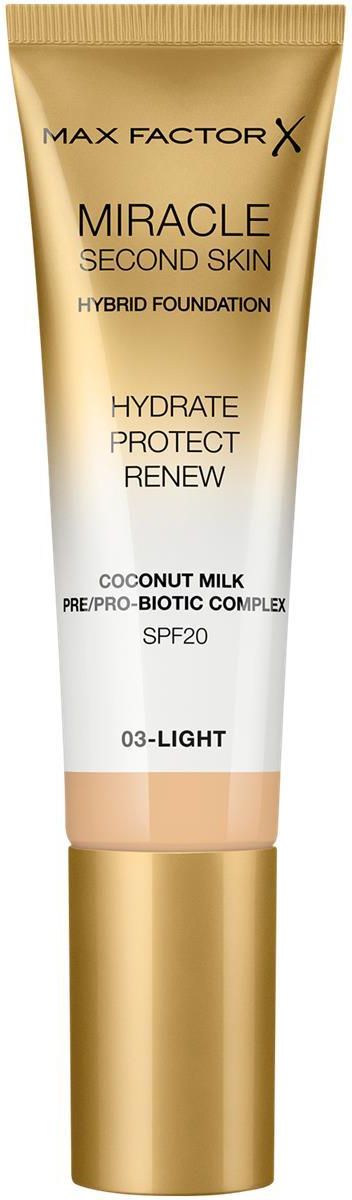 Max Factor Miracle Second Skin Hybrid Foundation Podkład Nawilżający Z ...
