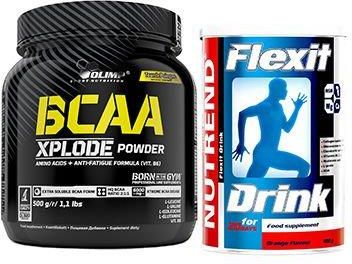 Olimp Bcaa Xplode 500G + Flexit Drink 400G - BCAA - ceny i opinie - Ceneo.pl