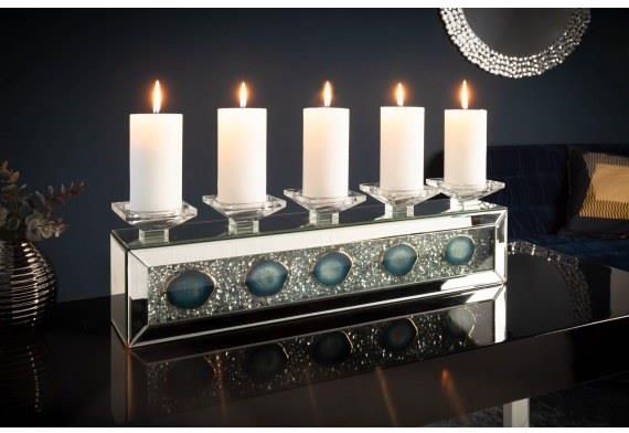 Invicta Interior ŚWIECZNIK DIAMONDS AGATE 61CM 38994 - Opinie i ...