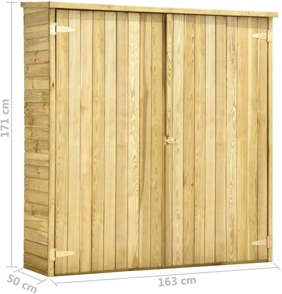 Vidaxl Szopa Na Narzędzia 163X50X171Cm Impregnowane Drewno Sosnowe ...