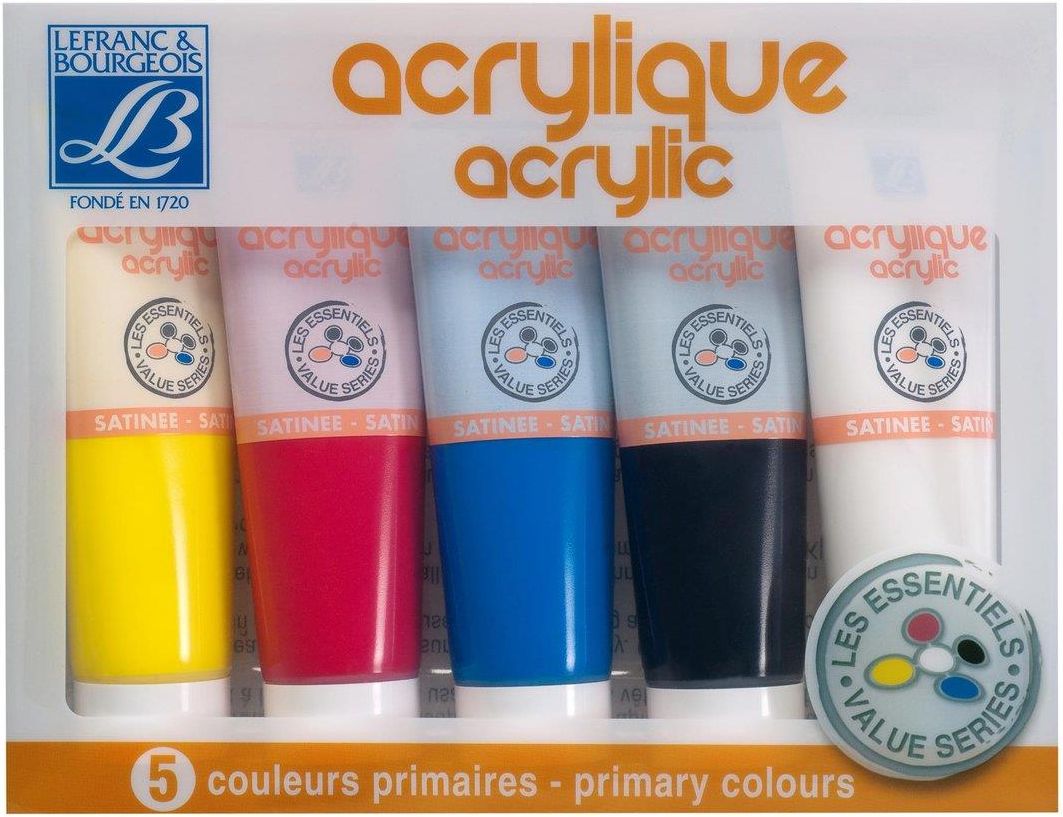 Colart International Lefranc & Bourgeois Zestaw Farb Akrylowych 5Szt ...