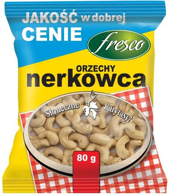 Fresco Orzechy nerkowca 80g - Ceny i opinie - Ceneo.pl
