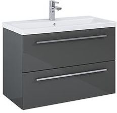 Elita Kwadro Plus 80 2S Anthracite Szafka Pod Umywalkę Nablatową - Opinie i atrakcyjne ceny na ...